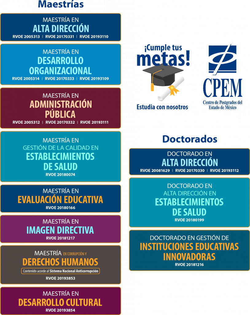 Nuestra Institución - CPEM | Centro de Postgrados del Estado de México